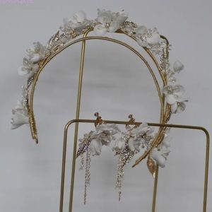 Accessories | Porcelain Flower Wedding Crown Hair Bridal Jewelry Hair ...